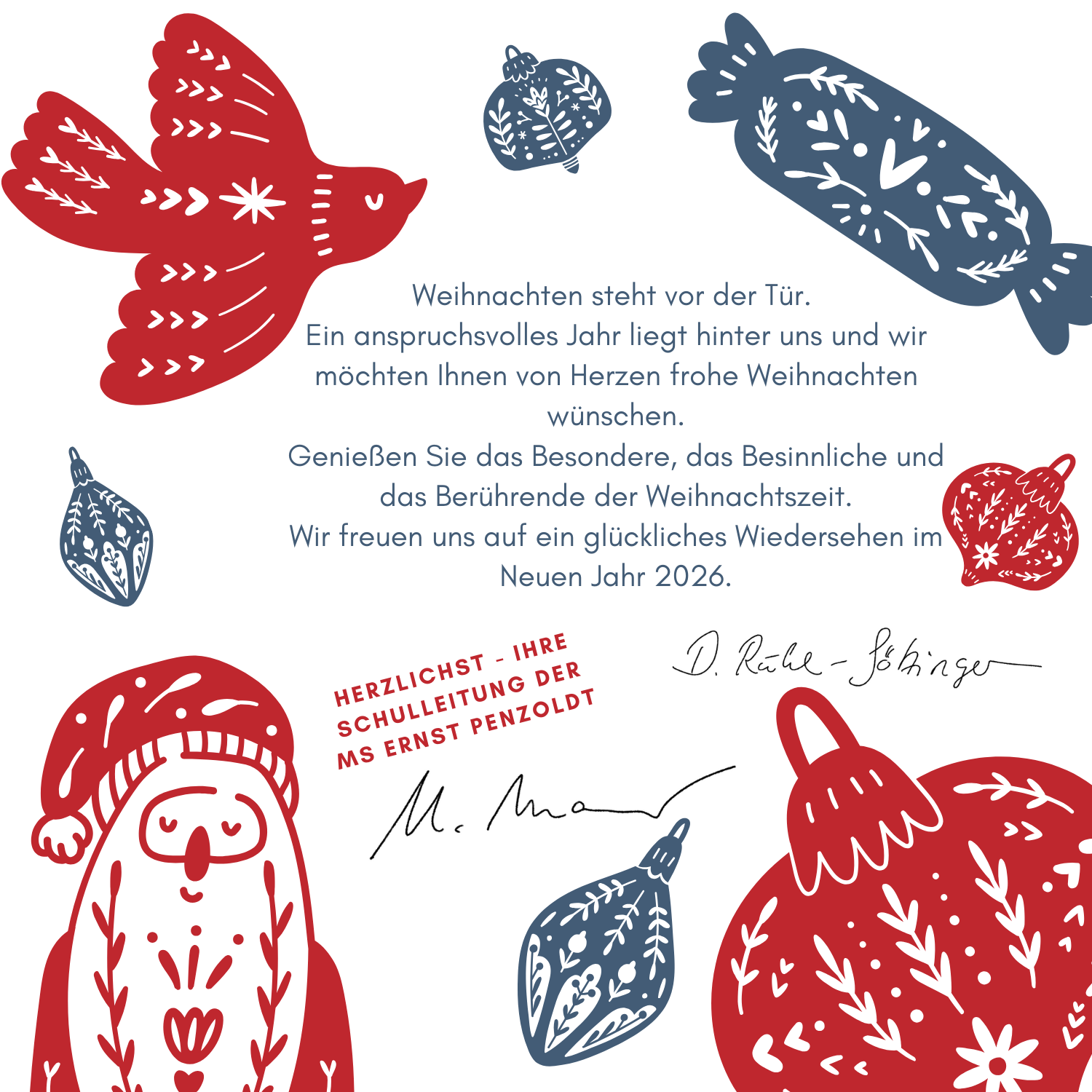 Weihnachtsgrüße aus der EPS – Ernst-Penzoldt-Schule